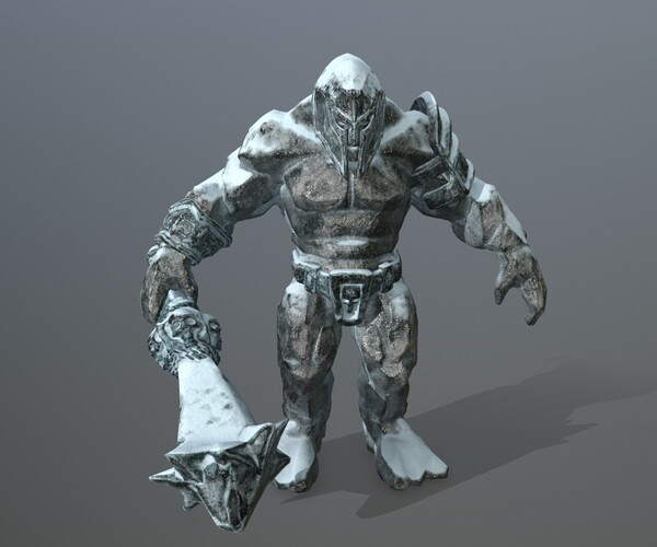 ArtStation - snow monster | Game Assets