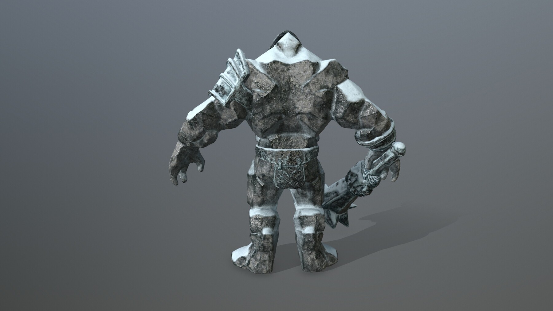 ArtStation - snow monster | Game Assets