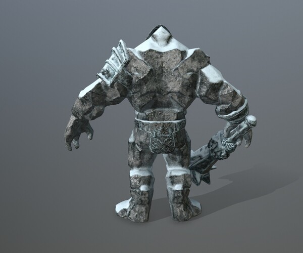 ArtStation - snow monster | Game Assets