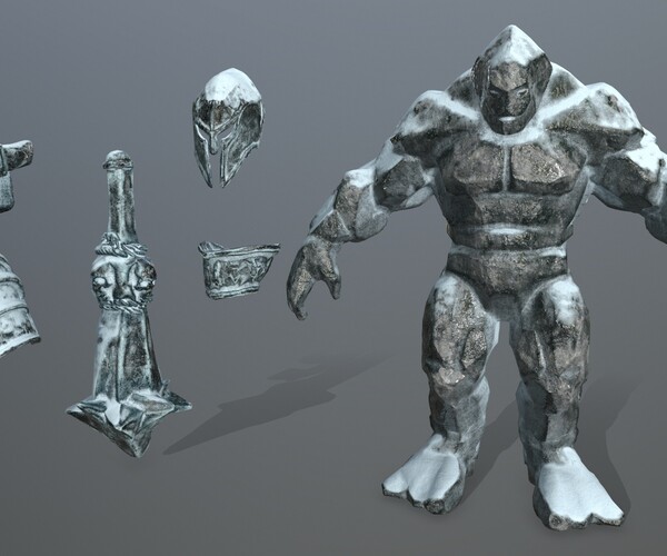 ArtStation - snow monster | Game Assets