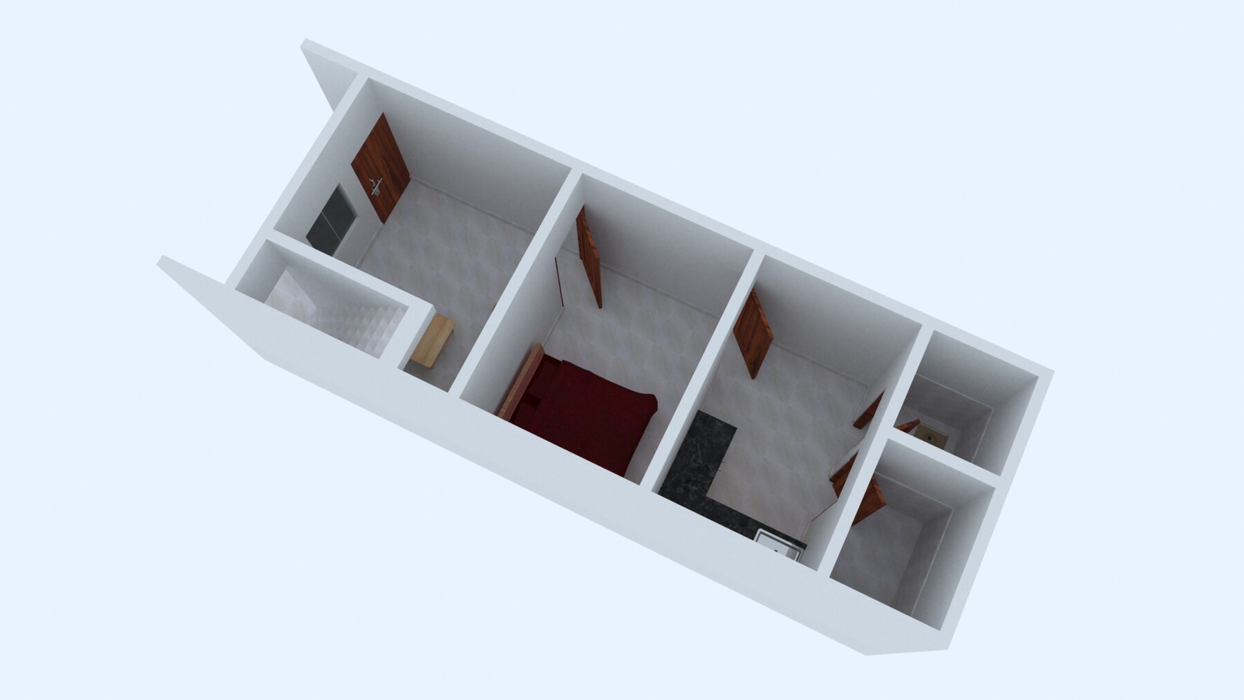 ArtStation - 12 feet x 35 feet Interior Design | Resources