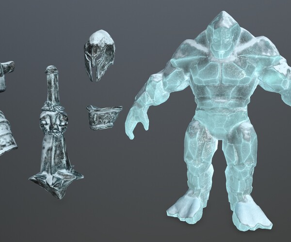 ArtStation - ice monster | Game Assets
