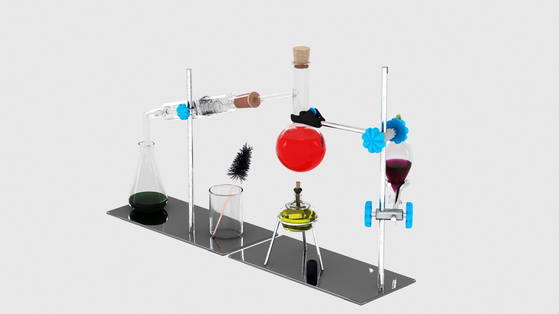 ArtStation - Chemistry Laboratory Glassware (Condenser) | Resources