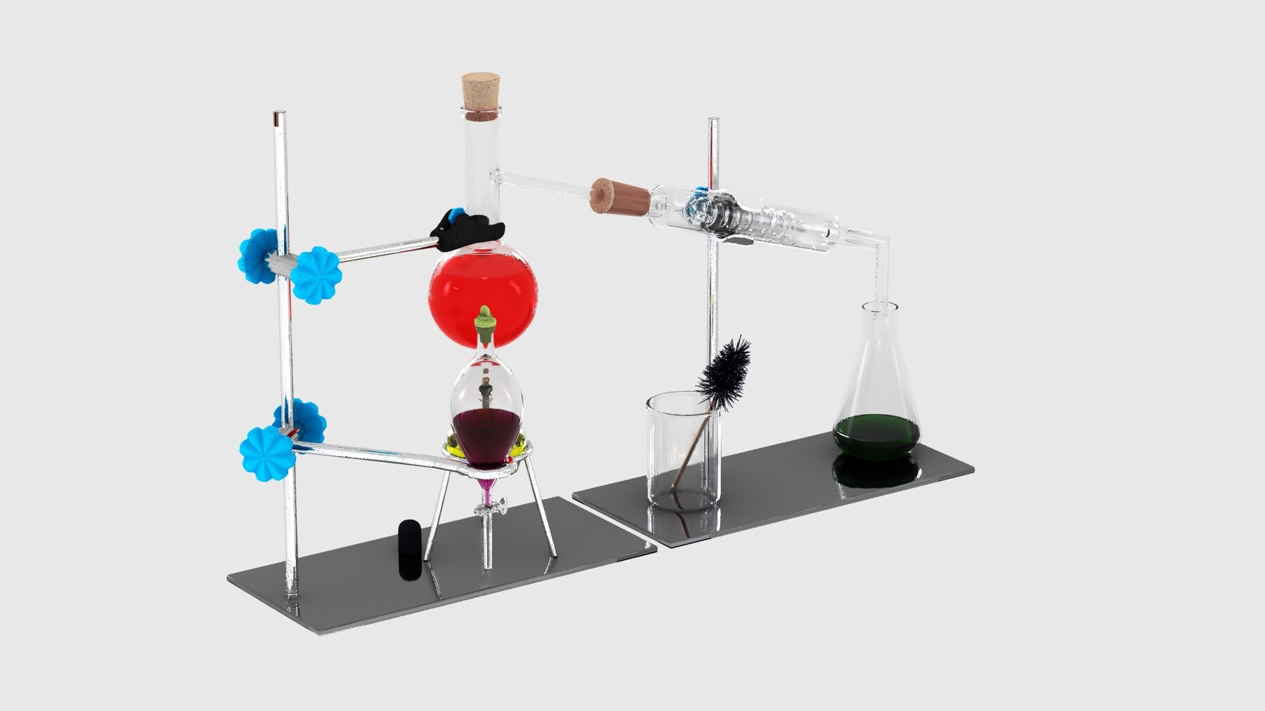 ArtStation - Chemistry Laboratory Glassware (Condenser) | Resources