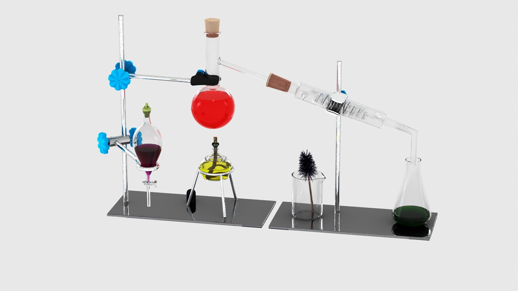 ArtStation - Chemistry Laboratory Glassware (Condenser) | Resources