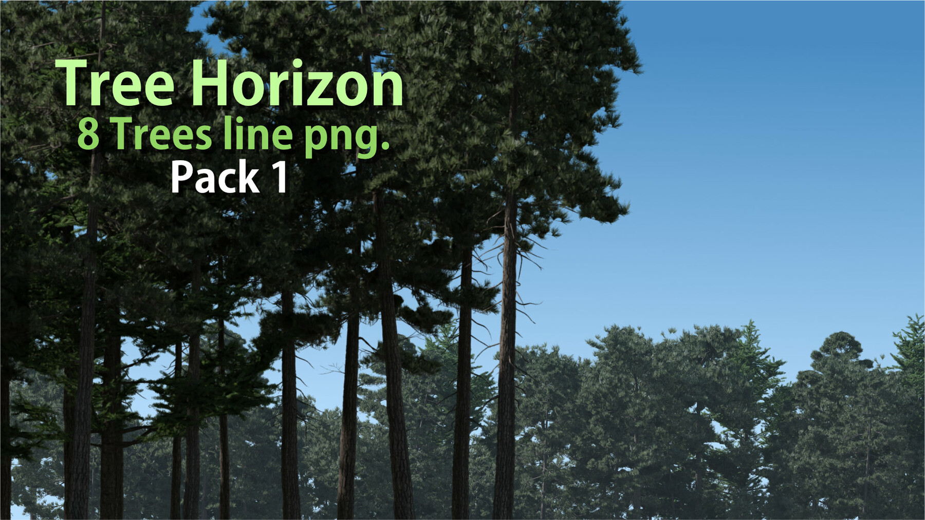 ArtStation - Trees LIne. Trees Horizon. Cutout | Resources