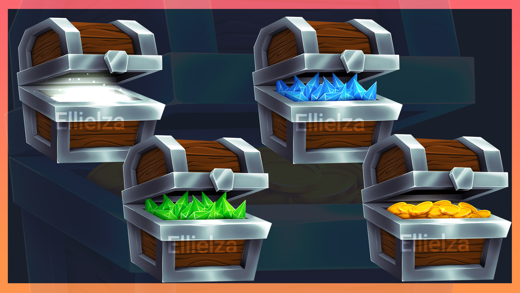 ArtStation - Game Icon - Currency Essentials | Game Assets