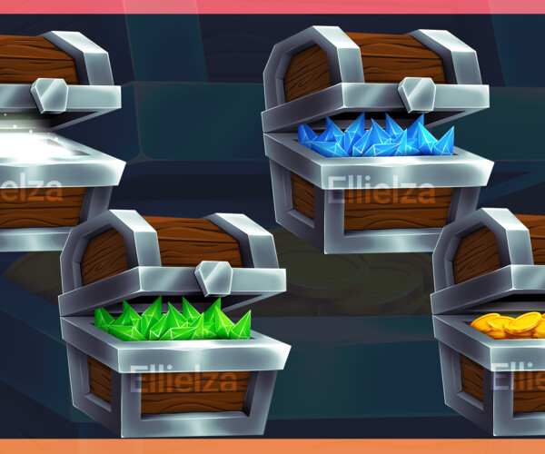 ArtStation - Game Icon - Currency Essentials | Game Assets