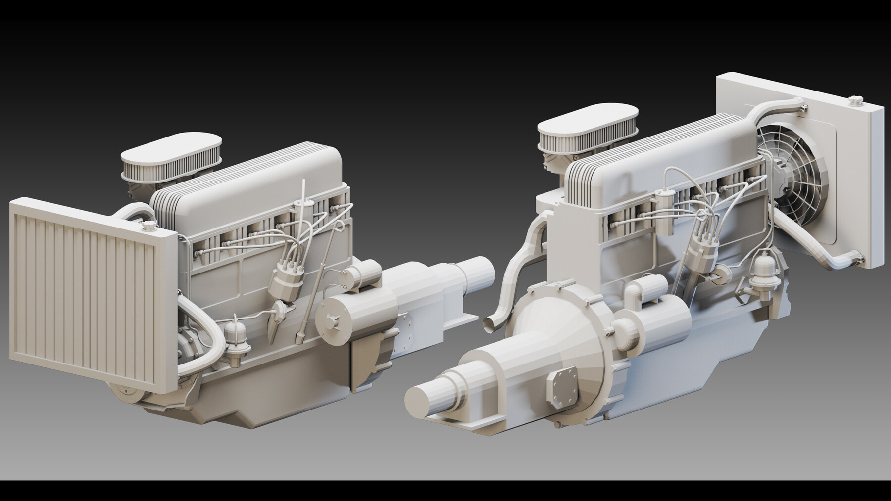ArtStation - 11 Industrial Engines- High detail 3d models | Resources