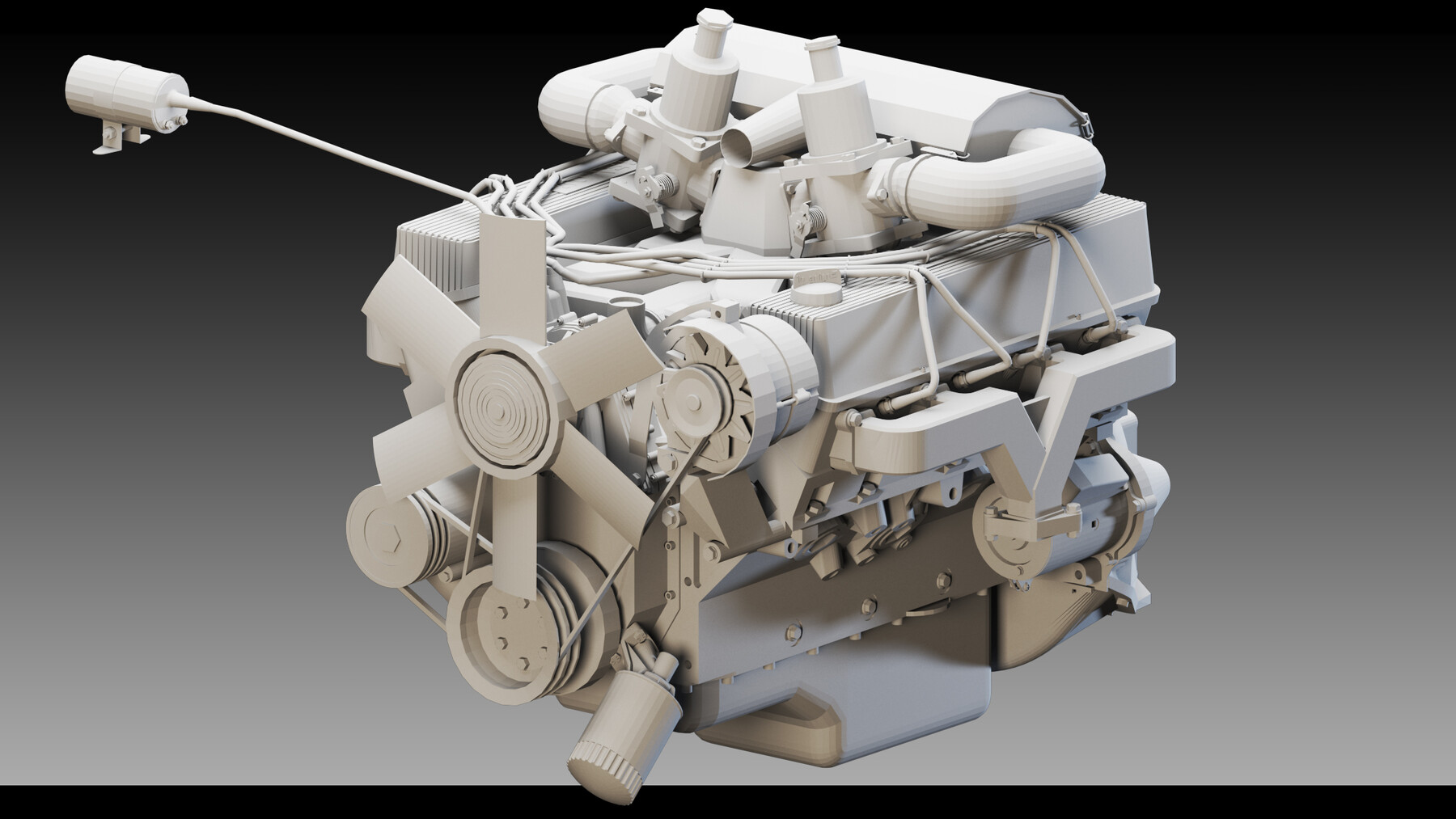 ArtStation - 11 Industrial Engines- High detail 3d models | Resources