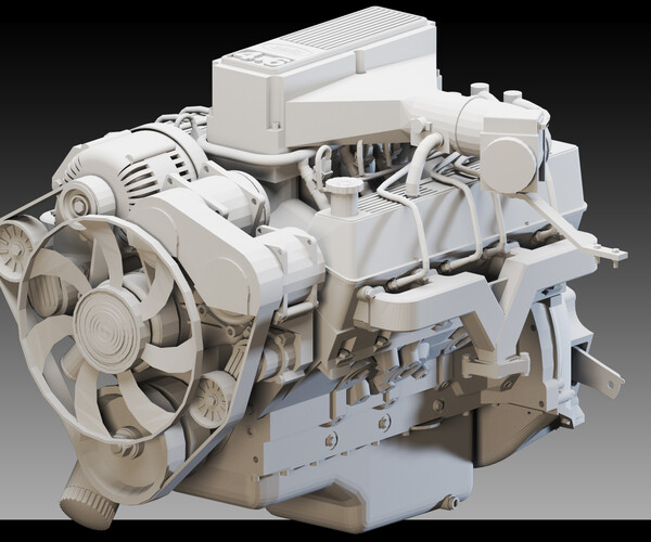 ArtStation - 11 Industrial Engines- High detail 3d models | Resources