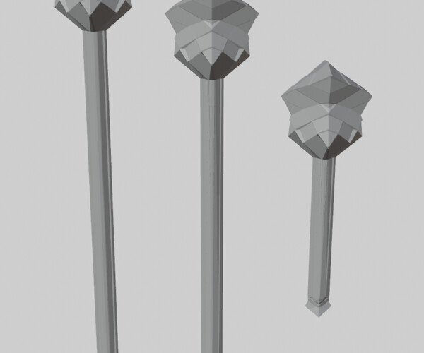 ArtStation - Futuristic Cubic Hammers | Game Assets