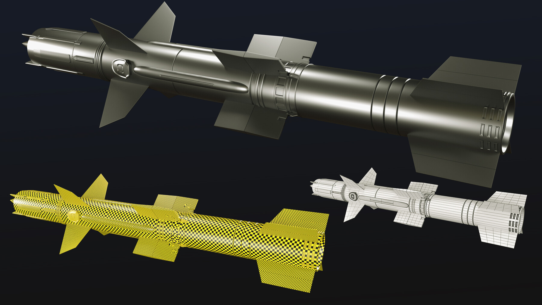 ArtStation - rocket pack - rocket VOL 02 3D model | Game Assets