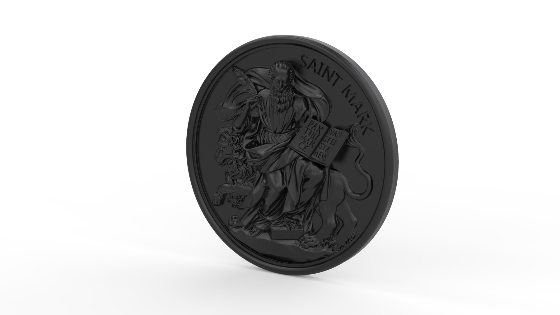 ArtStation - Saint Mark Medal Relief | Resources