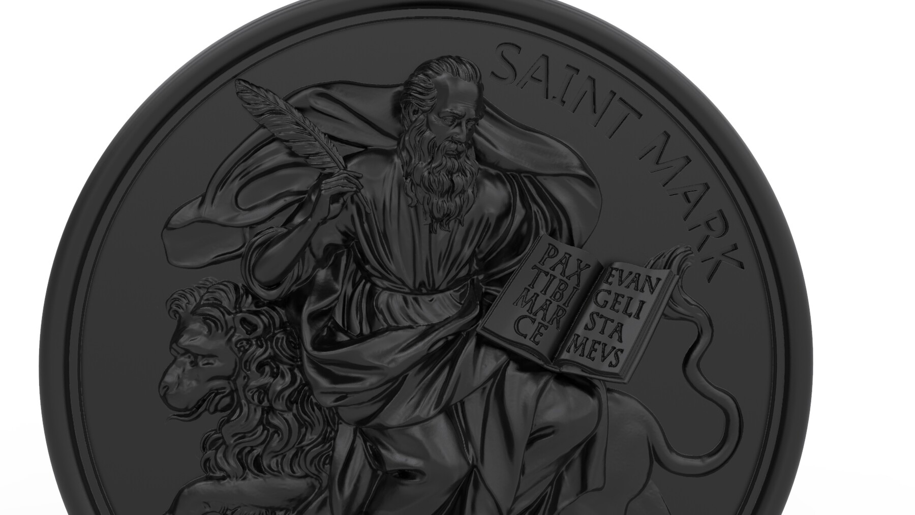 ArtStation - Saint Mark Medal Relief | Resources