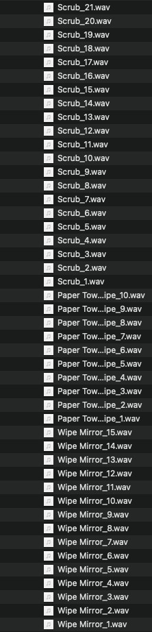 ArtStation - Cleaning Sound Effects | Game Assets