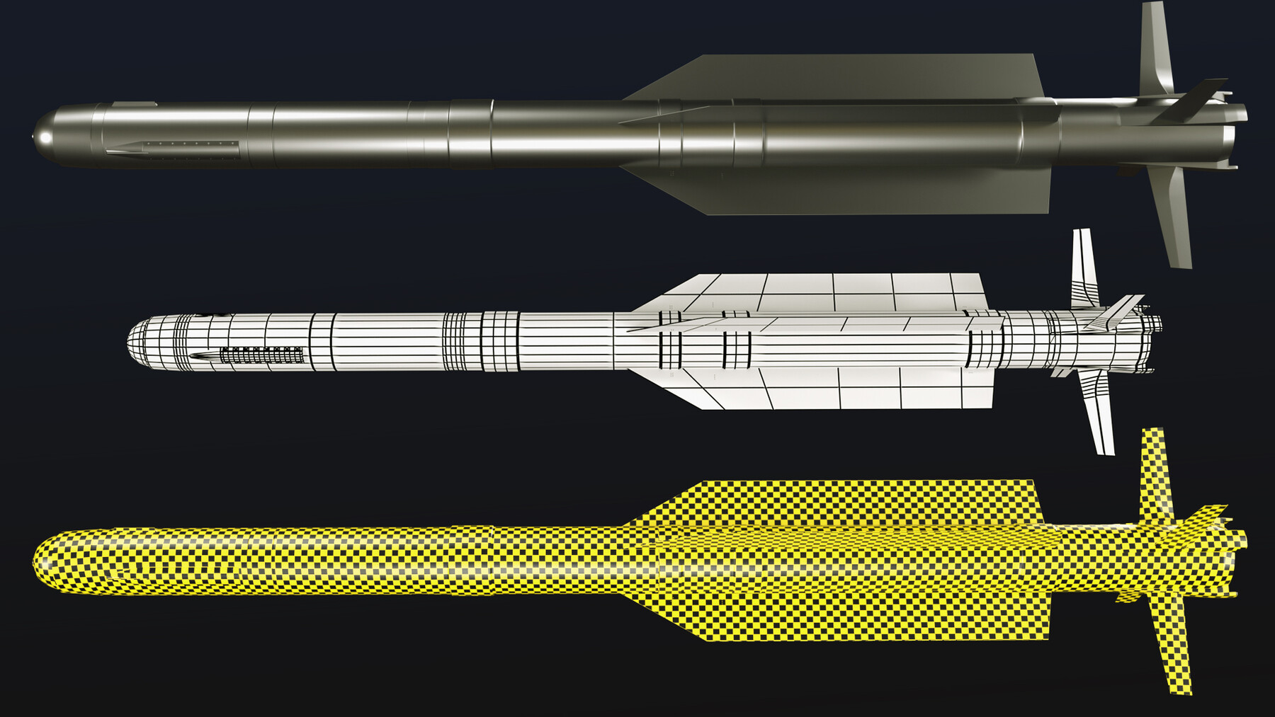 ArtStation - rocket full pack - rocket 3D model | Game Assets