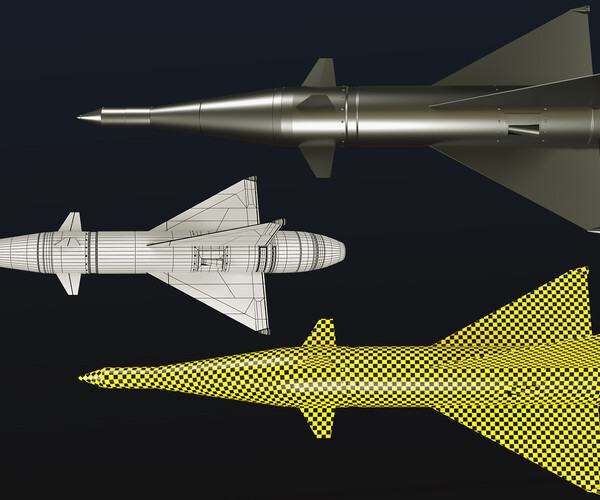 ArtStation - rocket full pack - rocket 3D model | Game Assets