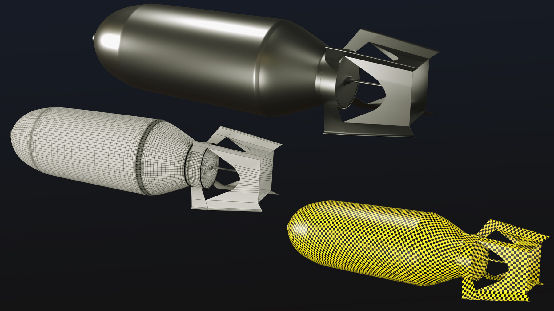 ArtStation - rocket full pack - rocket 3D model | Game Assets