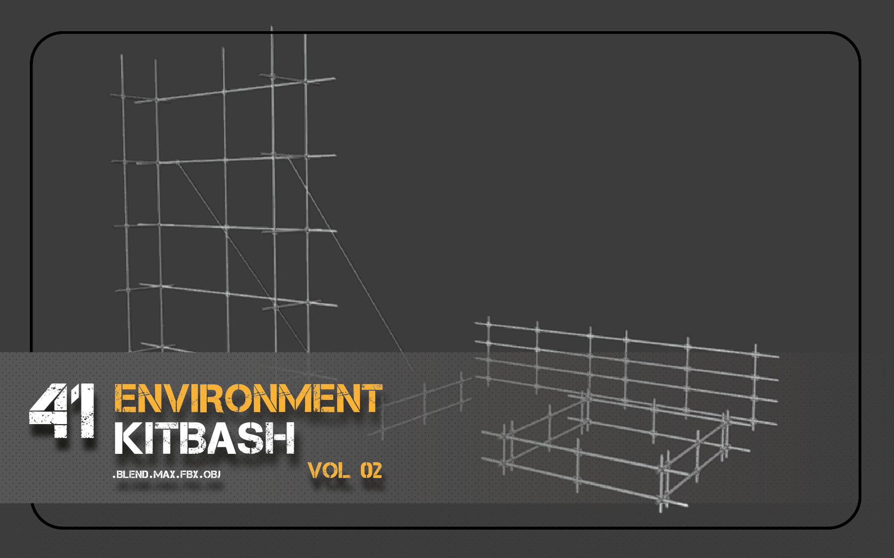ArtStation - 41+environment kitbash vol 02 | Resources