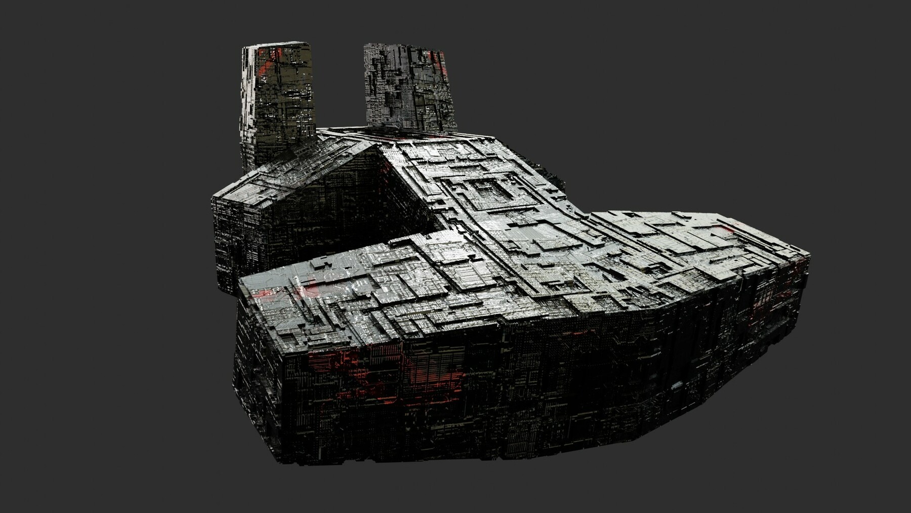 ArtStation - sci-fi 3d models kitbash | Resources