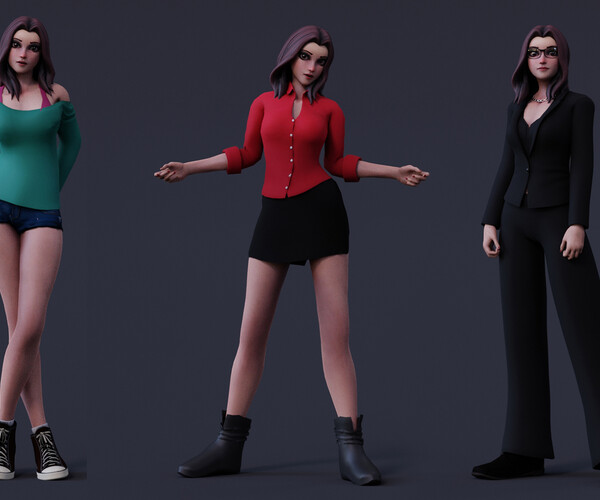 ArtStation - Angela V 2 | Game Assets