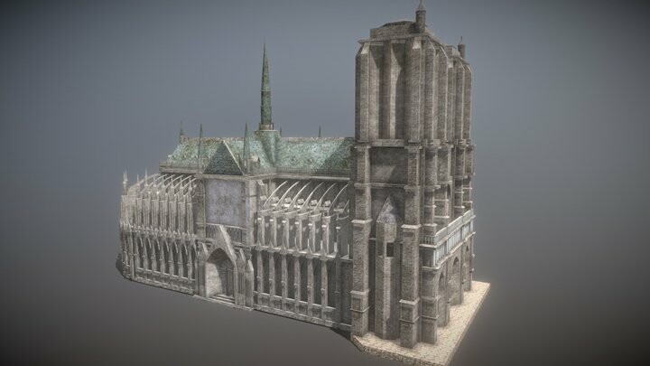 ArtStation - 3D Model - World Famous Buildings | Game Assets