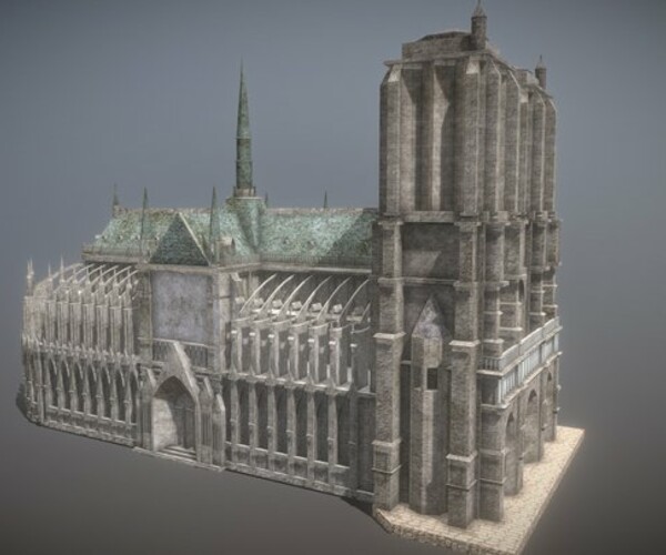 ArtStation - 3D Model - World Famous Buildings | Game Assets