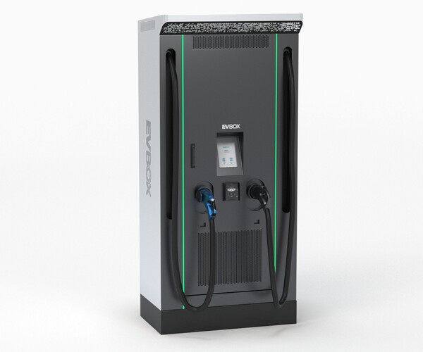 ArtStation - EVBox Troniq 100 EV Charging Station 3D model | Resources