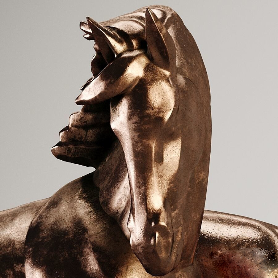 ArtStation - Horse sculpture - 3D model | Resources