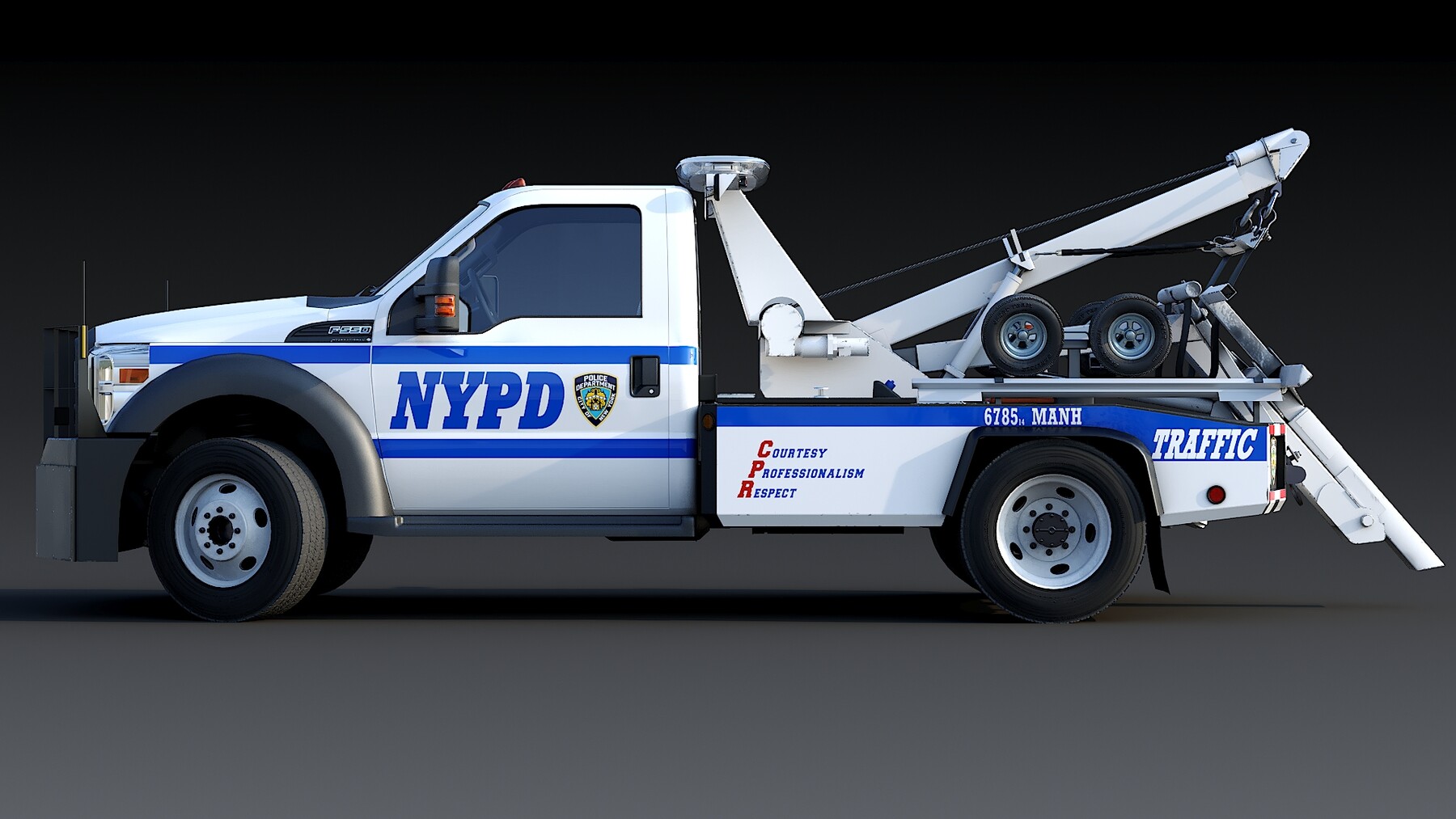 ArtStation - Tow truck NYPD | Resources
