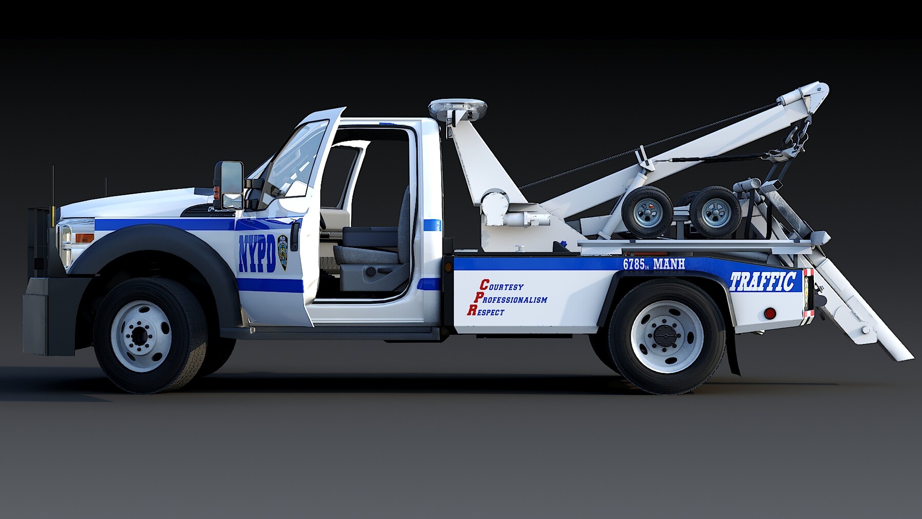 Artstation Tow Truck Nypd Resources