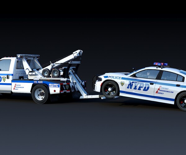 Artstation Tow Truck Nypd Resources