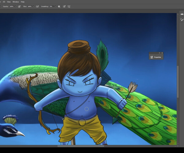 ArtStation - Divine Child Krishna (Digital Painting) | Artworks