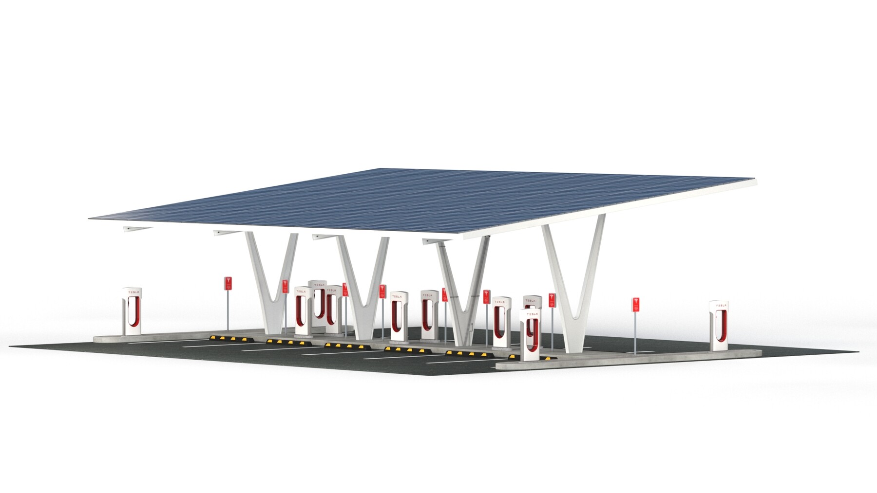 ArtStation - Electric Vehicle Charging Point with EV Station 01 3D ...