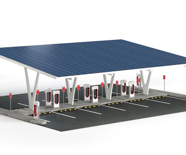 ArtStation - Electric Vehicle Charging Point with EV Station 01 3D ...