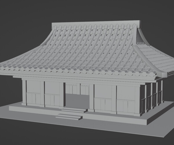ArtStation - Chinese Siheyuan | Game Assets