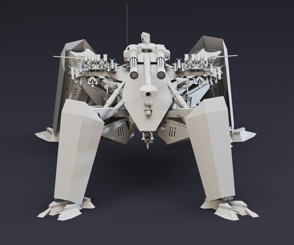 ArtStation - 6 War Robots- Vol 01- High detail 3d models | Game Assets