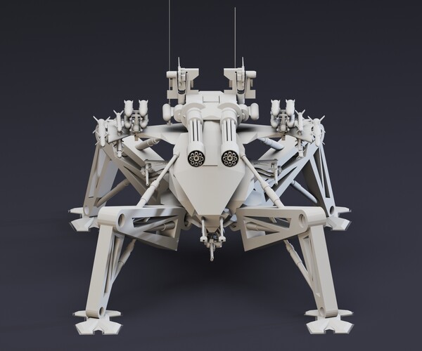 ArtStation - 6 War Robots- Vol 01- High detail 3d models | Game Assets