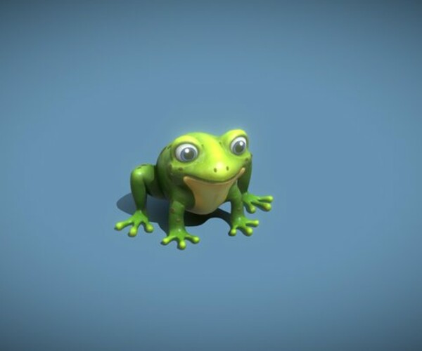 ArtStation - Cartoon Frog 3D Models | Game Assets