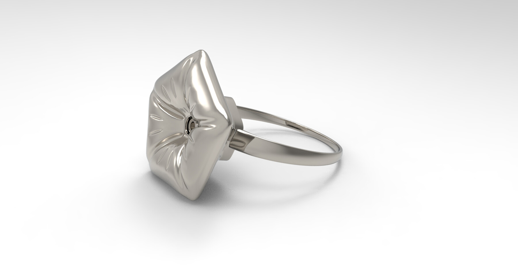 ArtStation - Pentagonal Flower Ring Platinum | Resources