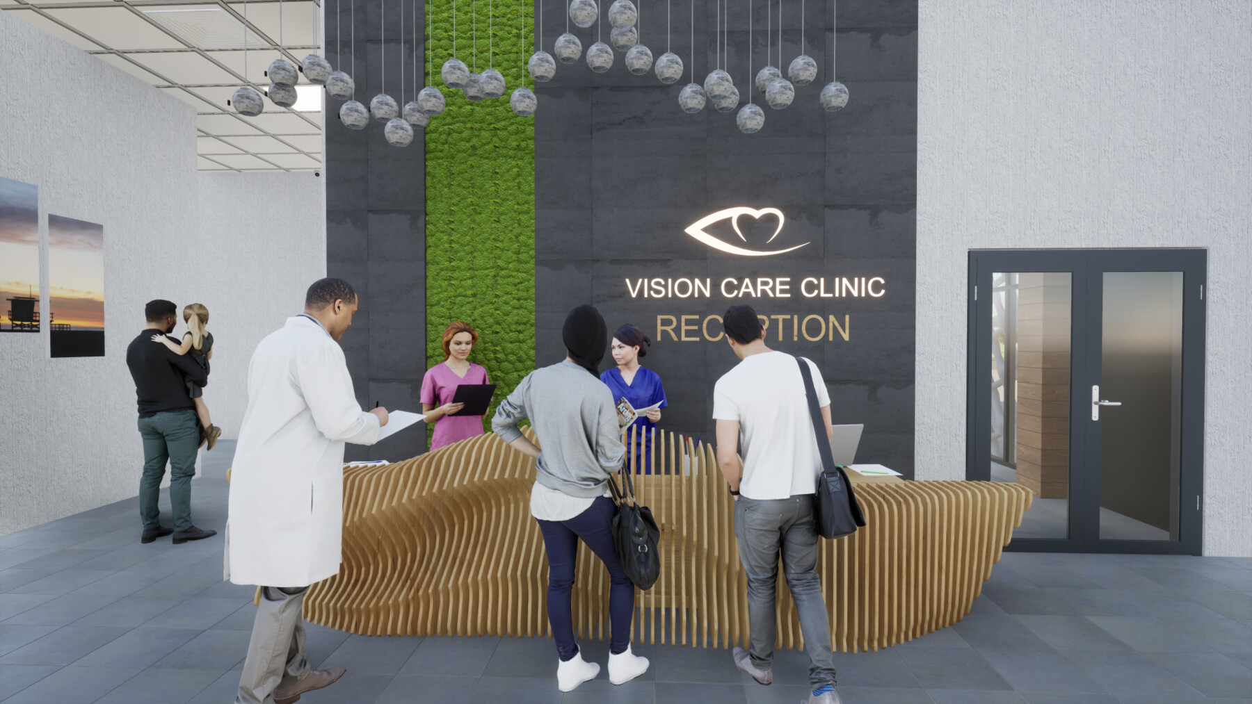 ArtStation - Vision Care Clinic Concept Project | Resources