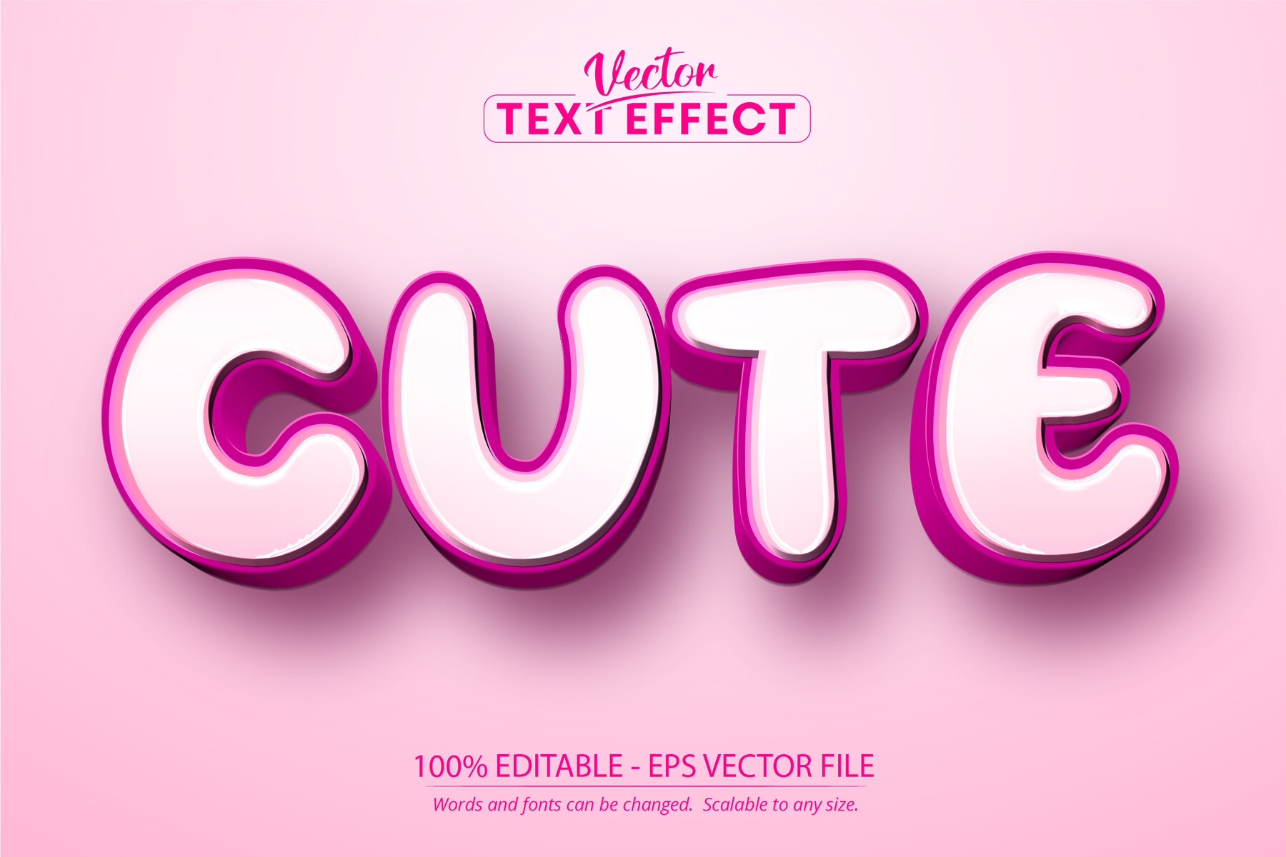 ArtStation - Cartoon text effect, editable cute text style | Artworks