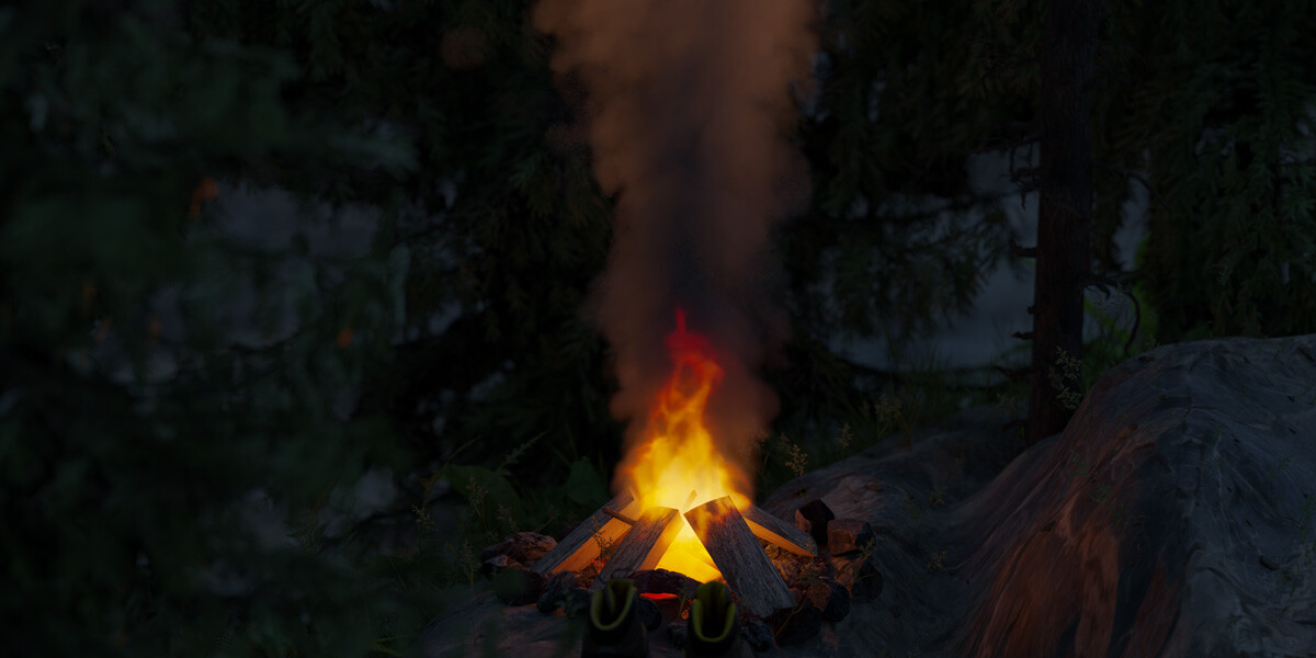 ArtStation - VDB Animated Bonfire | Game Assets