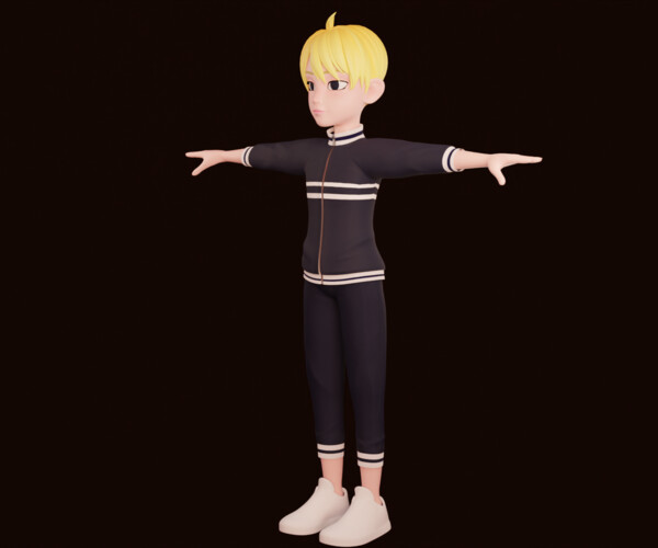 ArtStation - Mikey - Fully Rigged | Game Assets