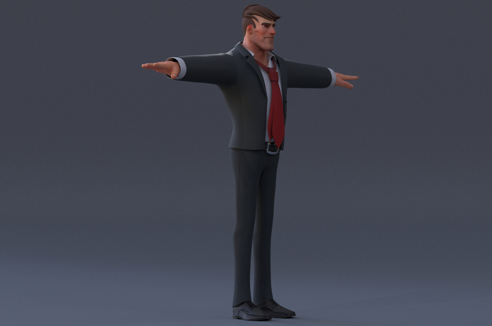 ArtStation - Boss Cartoon Rig | Game Assets