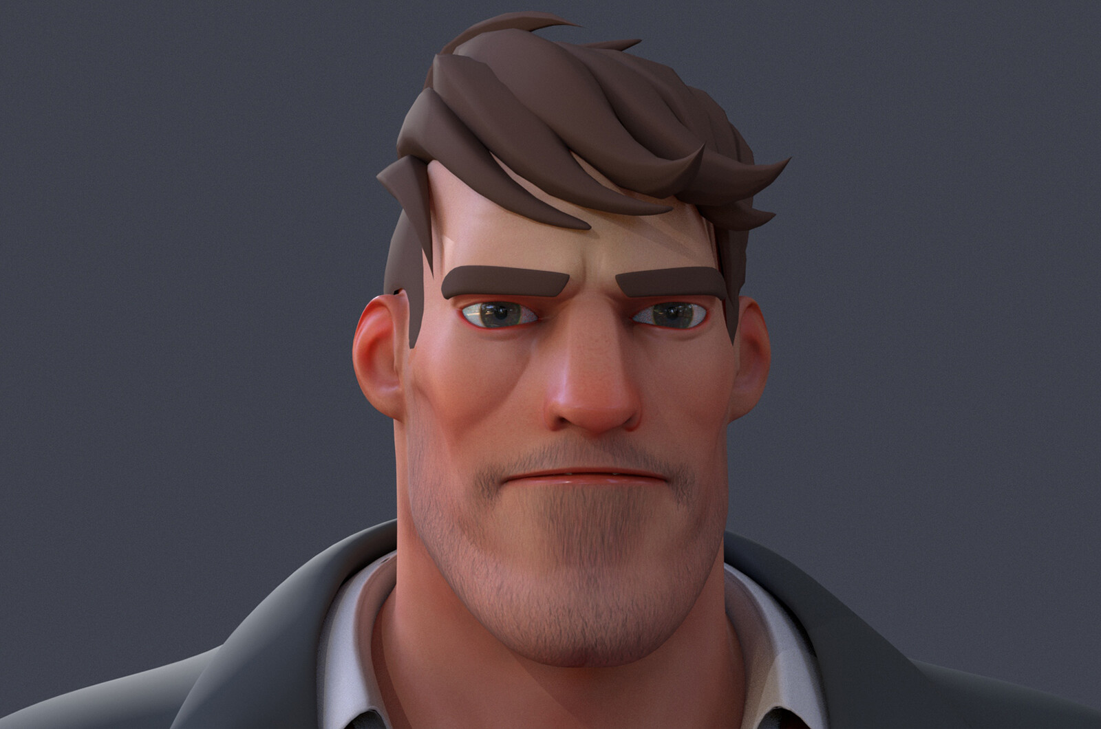 ArtStation - Boss Cartoon Rig | Game Assets