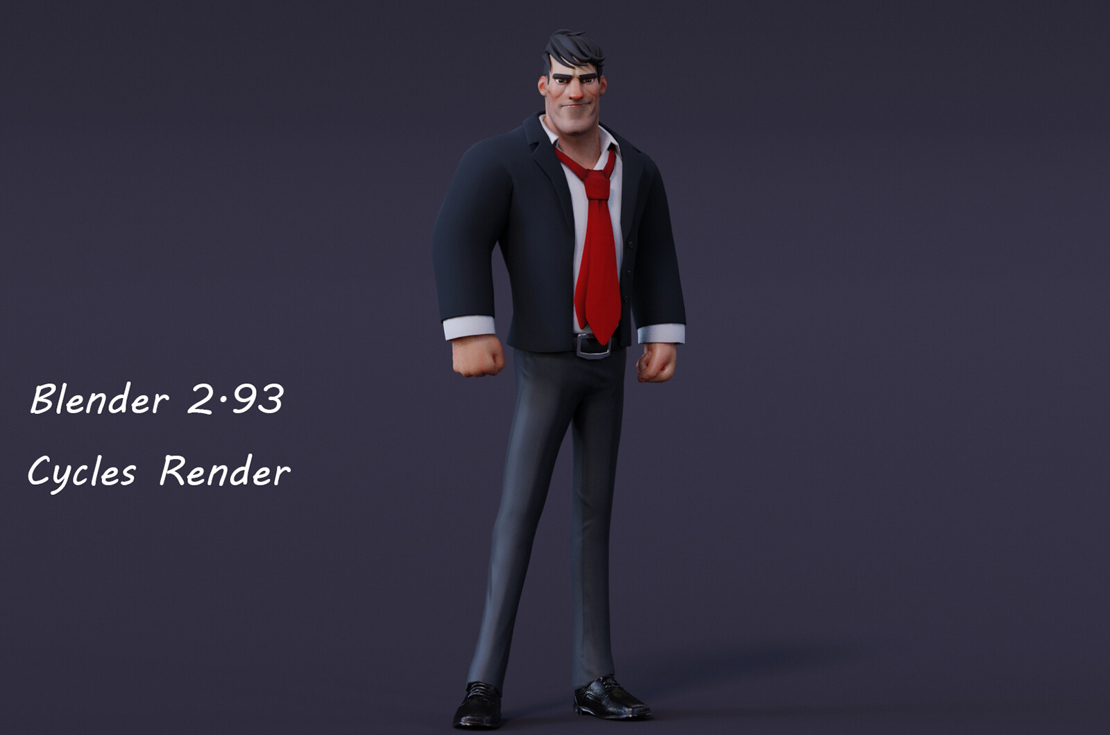 ArtStation - Boss Cartoon Rig | Game Assets