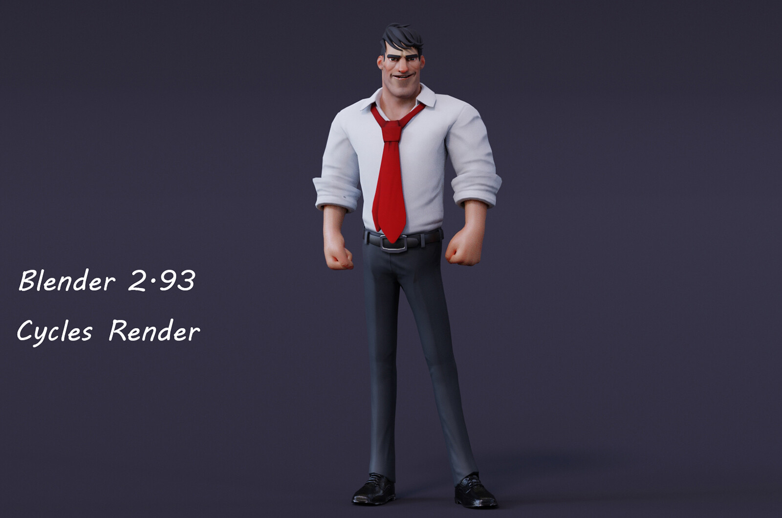 ArtStation - Boss Cartoon Rig | Game Assets