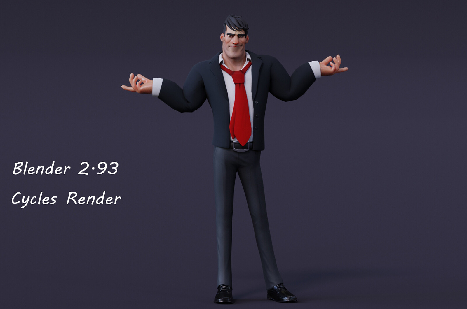 ArtStation - Boss Cartoon Rig | Game Assets